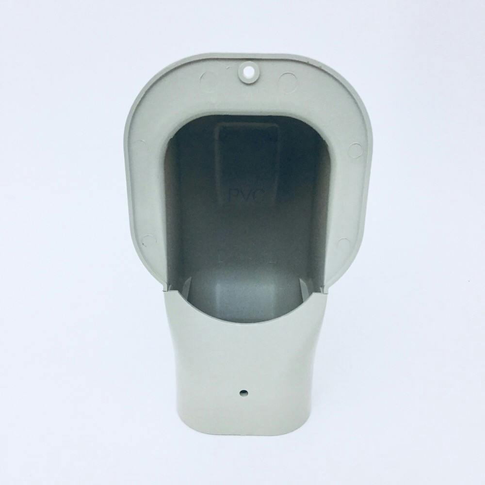 因幡電工 スリムダクトLD ウォールコーナー 壁面取り出し 70タイプ アイボリー LDW-70-I