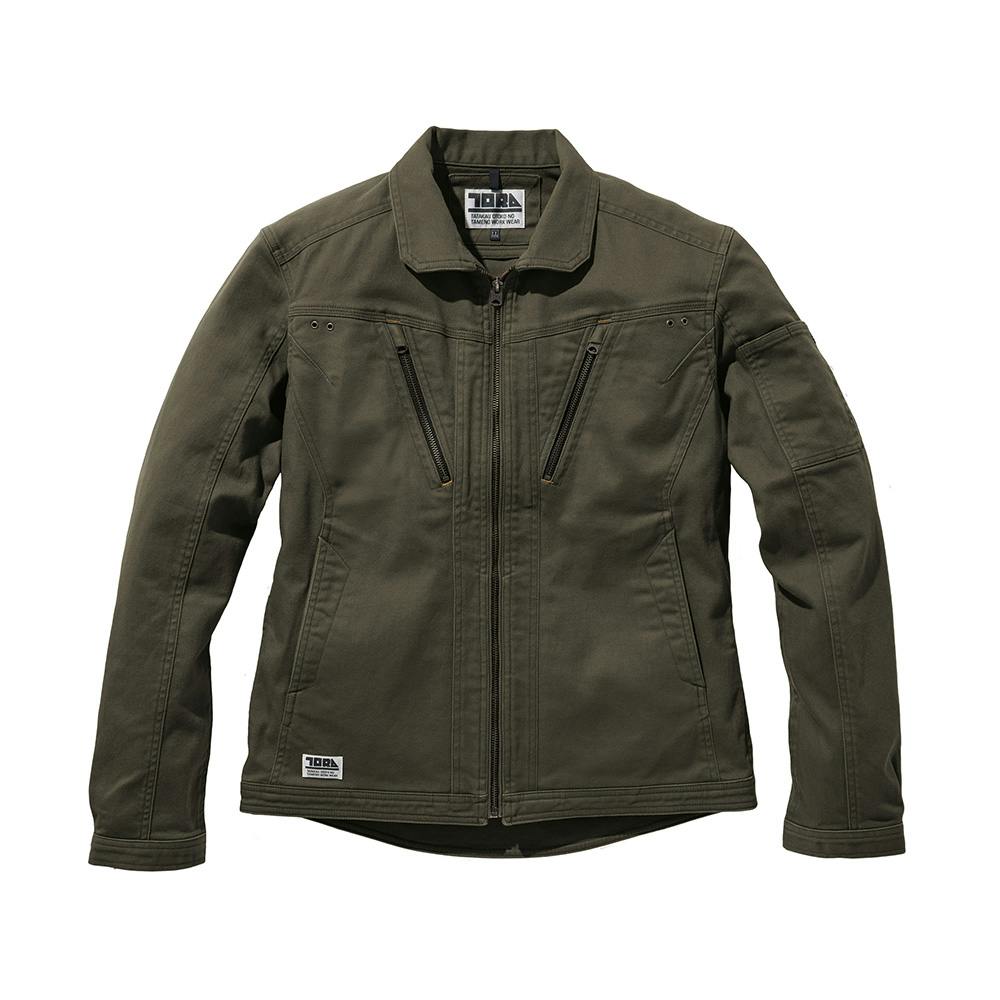 寅壱 長袖ブルゾン OD L 3620-124-44 | 作業着・作業服・安全靴 通販 | ホームセンターのカインズ