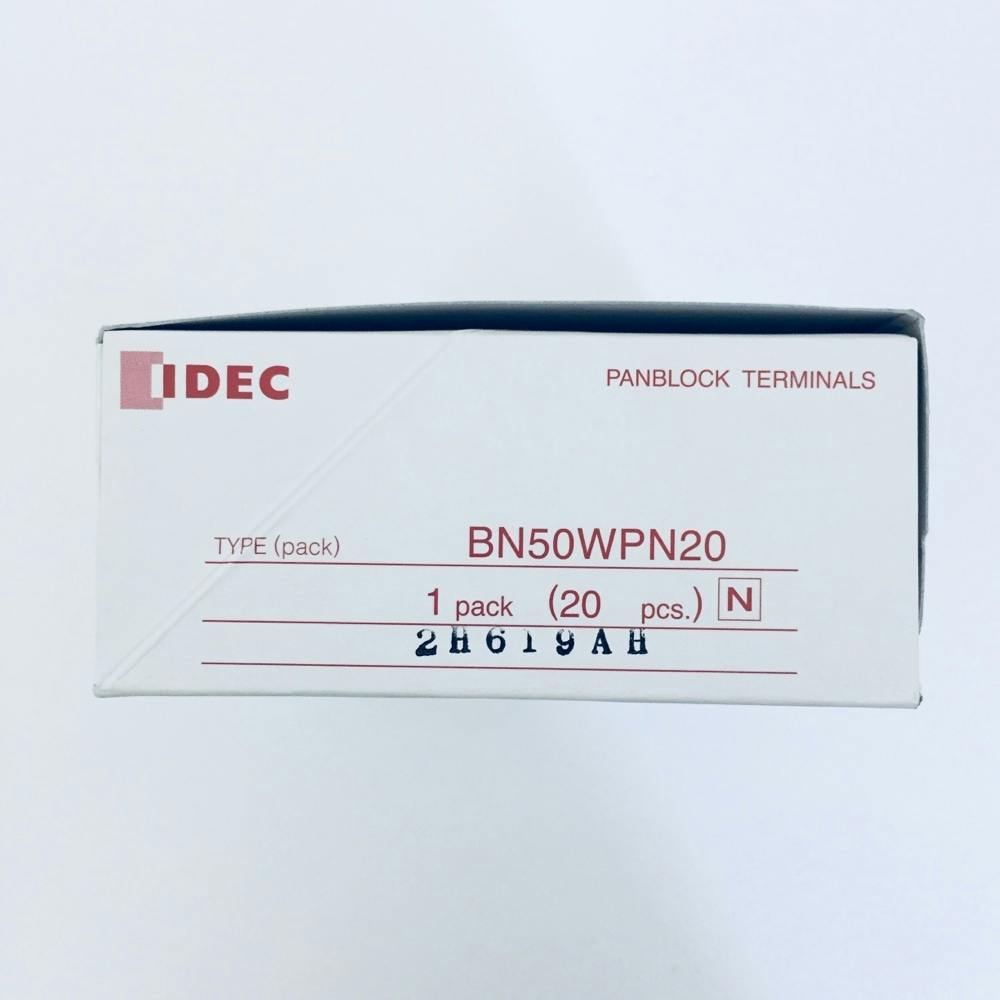 IDEC BNH-W・BNH-Wシリーズターミナルブロック DINレール用端子台 BN50W 20個入 | リフォーム用品 | ホームセンター ...