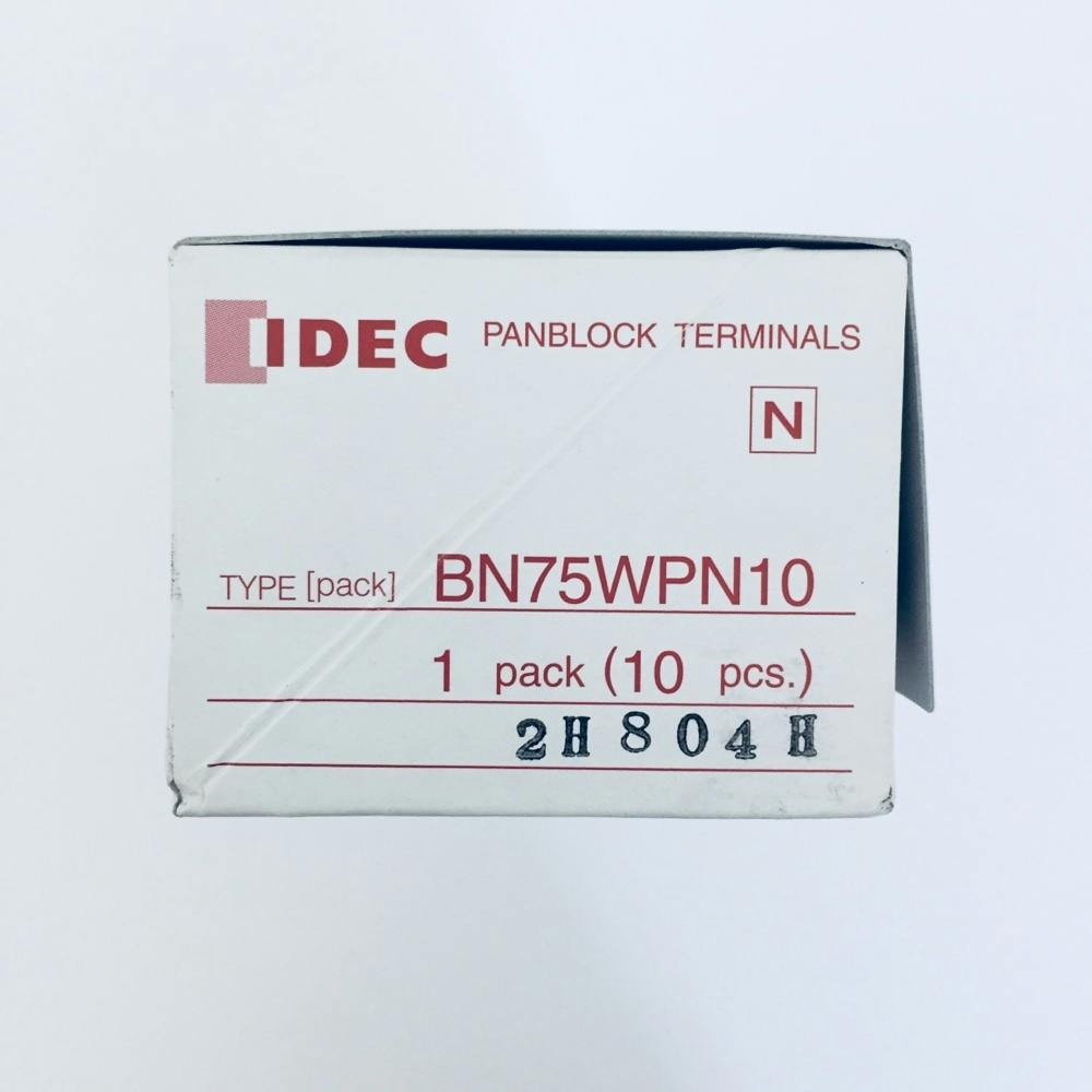 IDEC BNH-W・BNH-Wシリーズ ターミナルブロック DINレール用端子台 BN75W 10個入 | リフォーム用品 | ホーム ...