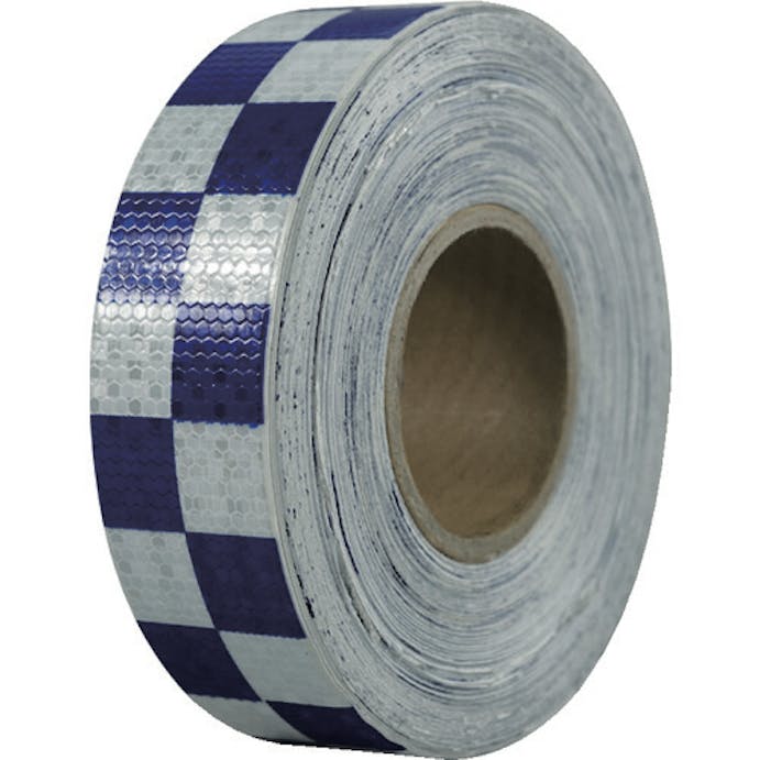 【CAINZ-DASH】セーフラン安全用品 高輝度反射テープ 青白格子 幅50mm×50m【別送品】 | 安全用品 | ホームセンター通販【カインズ】