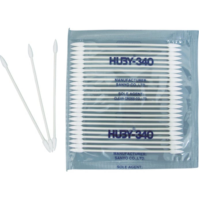 【CAINZ-DASH】HUBY 3インチ 工業用綿棒（先端コーン型／シャープポイントスリム）BB－003MB （5000本入）【別送品】｜ホームセンター通販【カインズ】