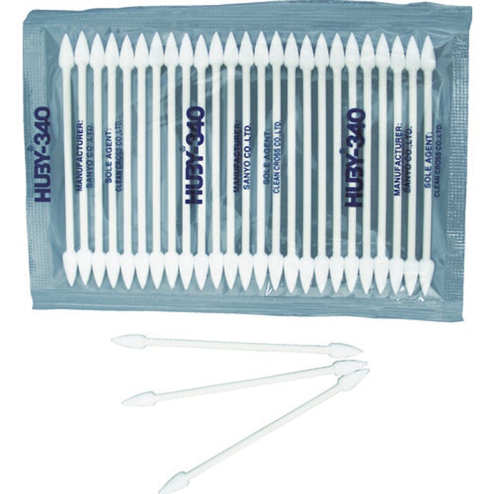 【CAINZ-DASH】HUBY 3インチ 工業用綿棒（先端コーン型）CA－003SP （100本入）【別送品】｜ホームセンター通販【カインズ】