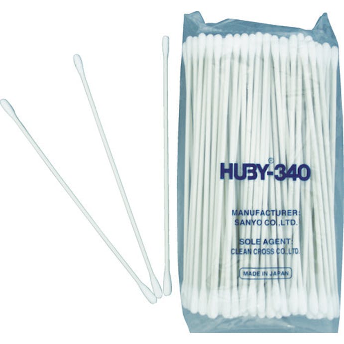 【CAINZ-DASH】クリーンクロス HUBY 6インチ 工業用綿棒（先端砲弾型）CA－007SP （100本入） CA-007SP【別送品】 | 研究用品 | ホームセンター通販【カインズ】