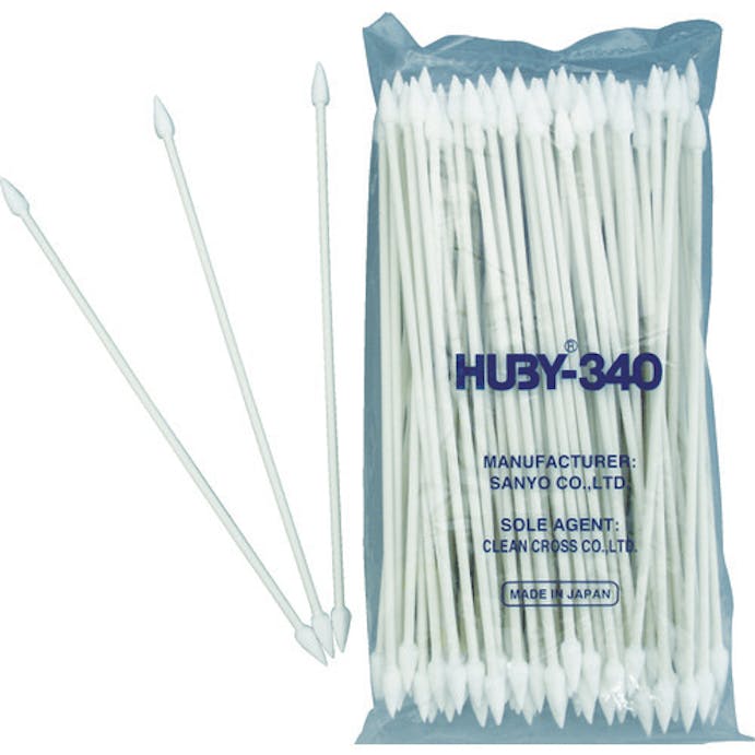 【CAINZ-DASH】HUBY 6インチ 工業用綿棒（先端コーン型）CA－008SP （100本入）【別送品】｜ホームセンター通販【カインズ】