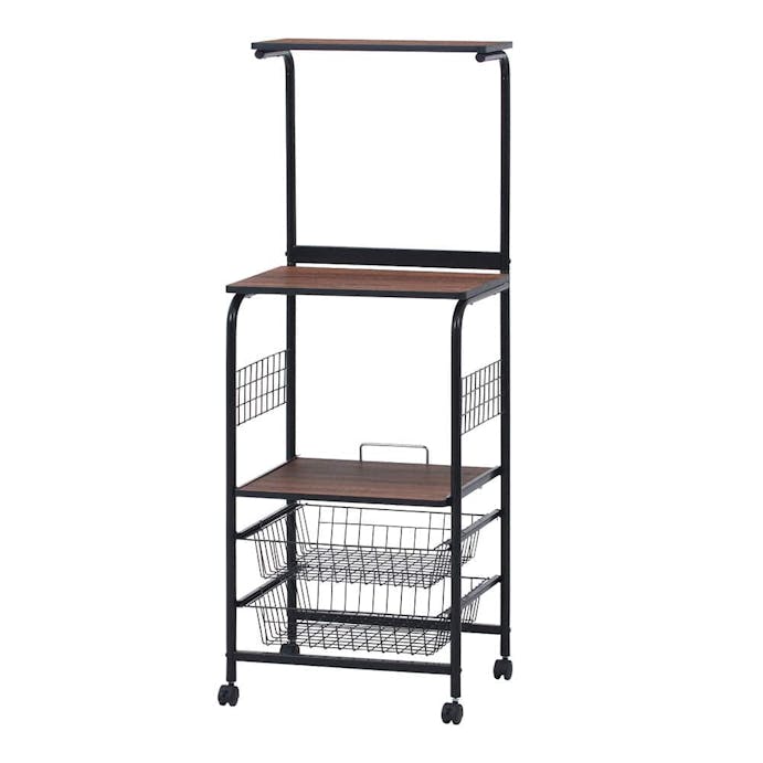 レンジワゴン FBC-03-1 BK/BR【別送品】｜ホームセンター通販【カインズ】