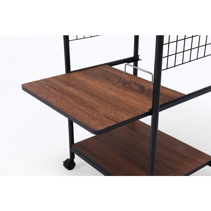 レンジワゴン FBC-03-2 BK/BR【別送品】 | 収納用品・収納家具 | ホームセンター通販【カインズ】