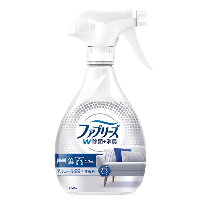 P＆G ファブリーズ ダブル除菌 無香料 アルコール成分+(プラス) 本体 370ml | 洗濯洗剤 | ホームセンター通販【カインズ】