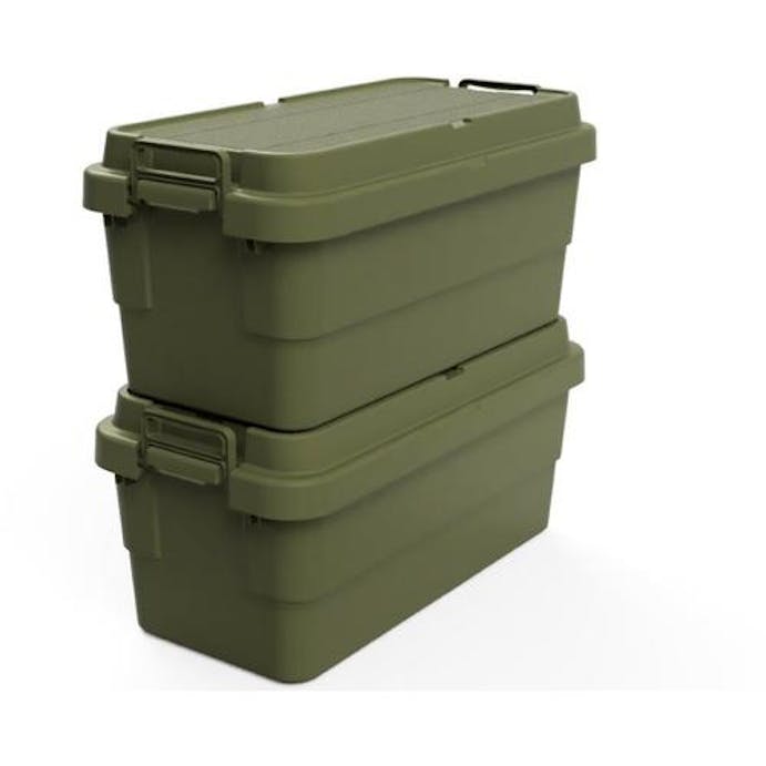 【CAINZ-DASH】トラスコ中山 トランクカーゴ フラット天板仕様 70L ОD色【別送品】 | 物流・保管用品 | ホームセンター通販【カインズ】