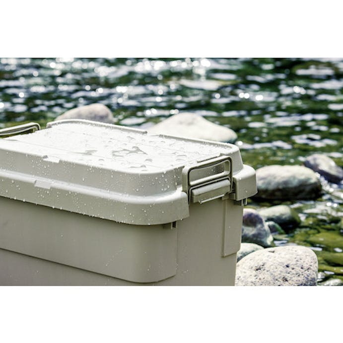 【CAINZ-DASH】トラスコ中山 トランクカーゴ フラット天板仕様 70L グレー【別送品】｜ホームセンター通販【カインズ】