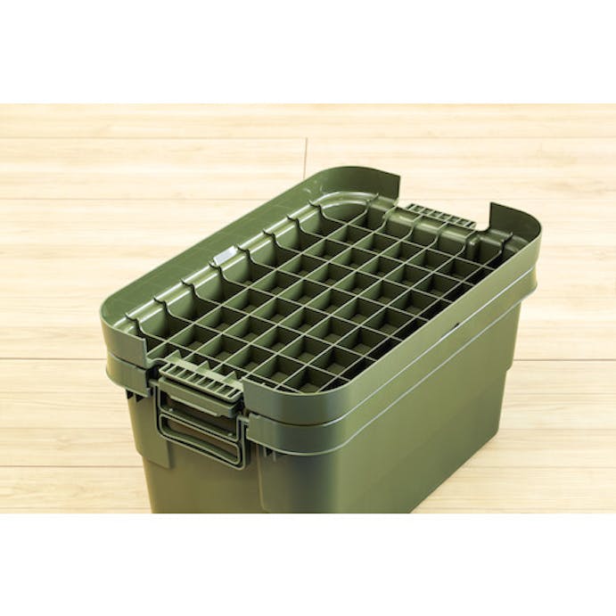 【CAINZ-DASH】トラスコ中山 トランクカーゴ フラット天板仕様 70L グレー【別送品】 | 物流・保管用品 | ホームセンター通販【カインズ】