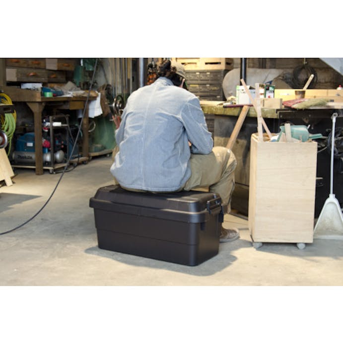 【CAINZ-DASH】トラスコ中山 トランクカーゴ 70L 黒 BLKC-70【別送品】 | 物流・保管用品 | ホームセンター通販【カインズ】