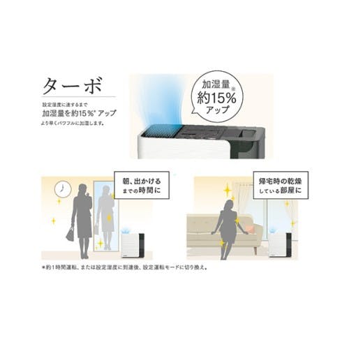 ハイブリッド式加湿器 木造16畳/プレハブ洋室27畳まで スノー ハイブリッド式加湿器 木造16畳/プレハブ洋室27畳まで スノー