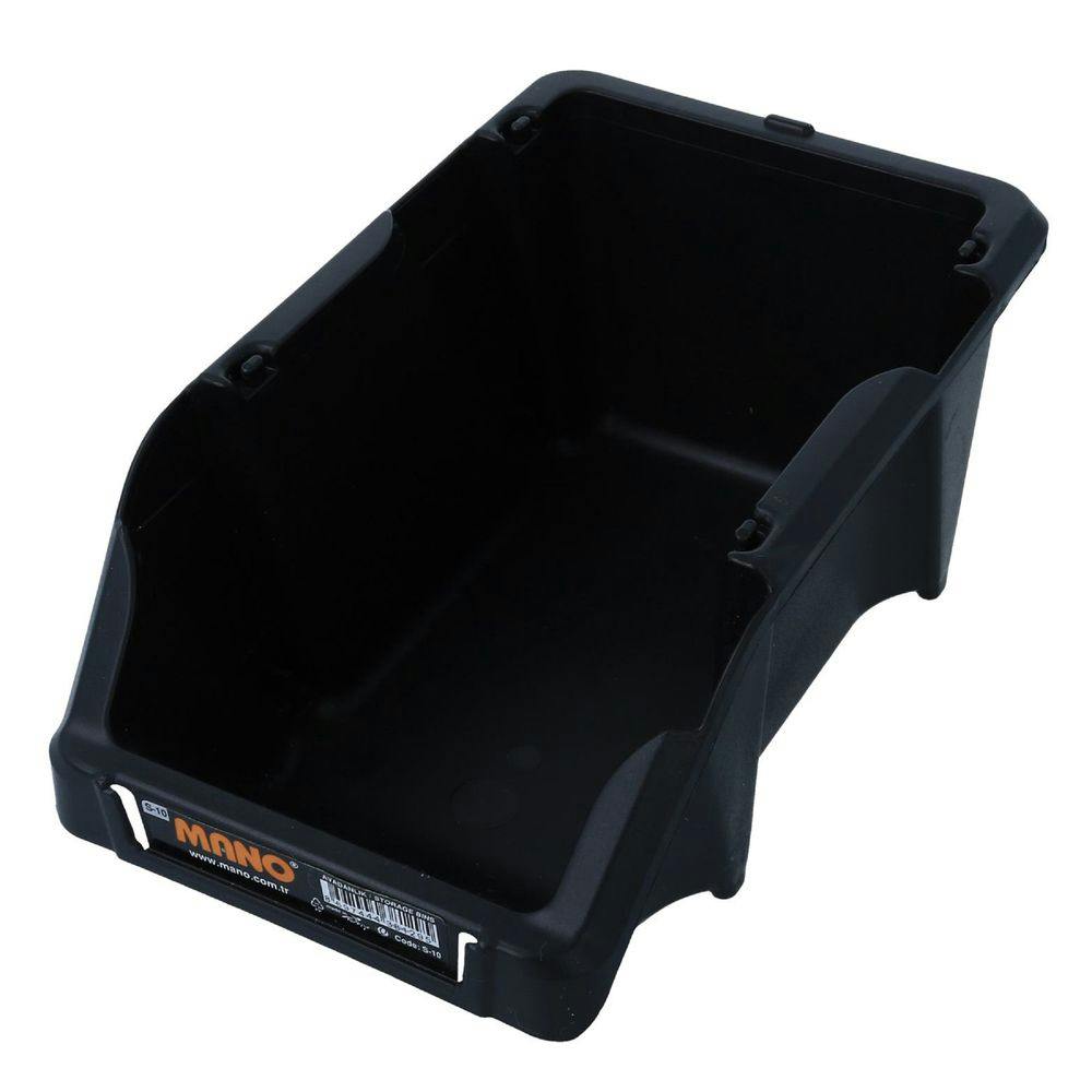 MANO スタッキングBox ブラック 10 幅10.3cm 奥行16.5cm 高さ7.5cm | 作業工具・作業用品・作業収納 通販 ...