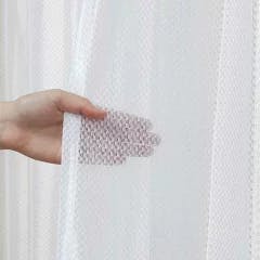 ミラー レースカーテン フェア ホワイト 100×133cm 2枚組 ユニベール 4548654616773【別送品】 | カーテン・カーテンレール 通販 | ホームセンターのカインズ