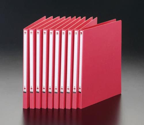 ライオン事務器(LION) A4/S型 パームファイル(赤/10冊) EA762CF-41 4518340209428(CDC)【別送品 ...