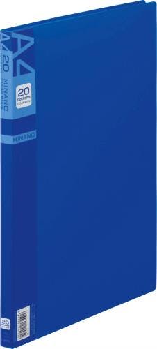 ライオン事務器(LION) A4/S型 クリアーブック(20枚/青) EA762CC-67 4550061839843(CDC)【別送品 ...