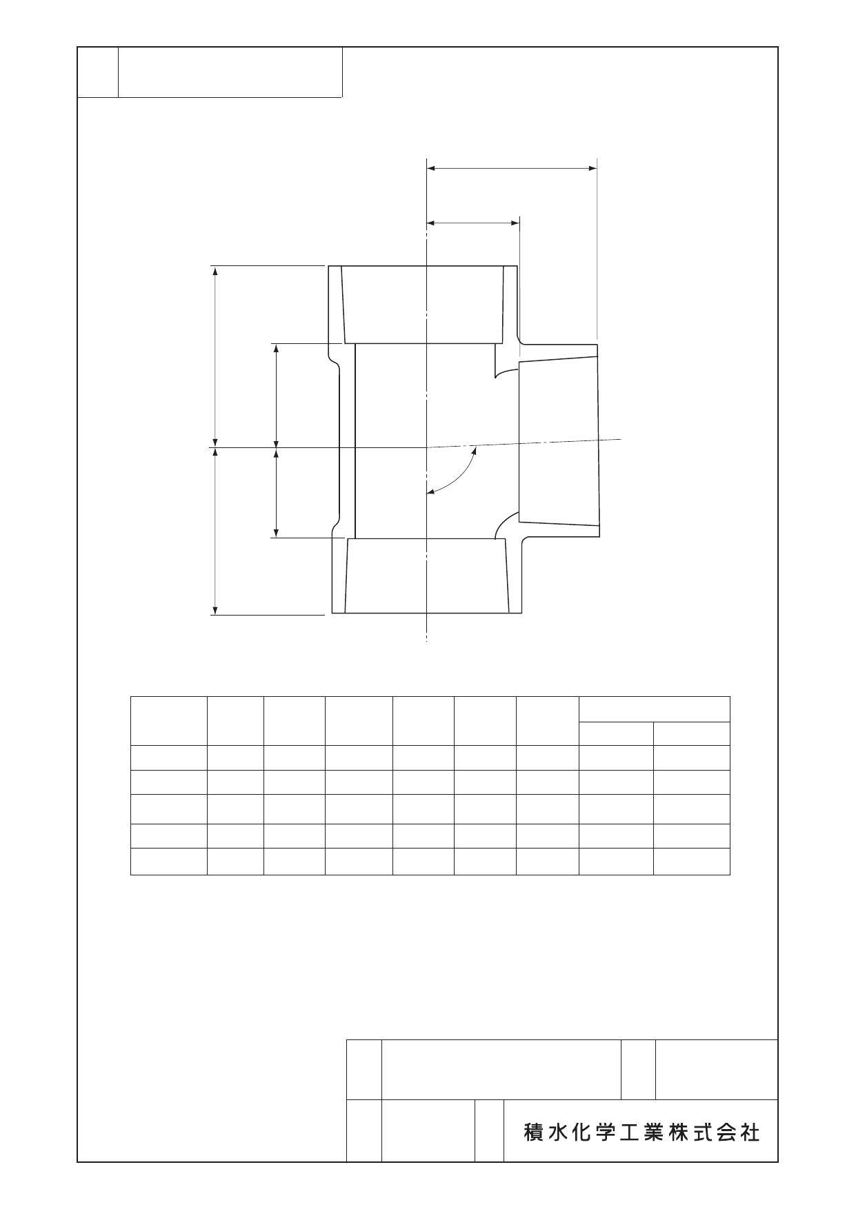 積水化学工業 セキスイ HE-DT HTDV継手 チーズ 50 配管部材 エスロンHTDV継手 00000129631(CDC)【ネット注文 ...