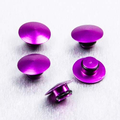 Pro-Bolt プロボルト アルミ ボタンインサートキャップ M5 (Fits 4mm AK) 5個入りパック (BUT5-5) BUT5 ...