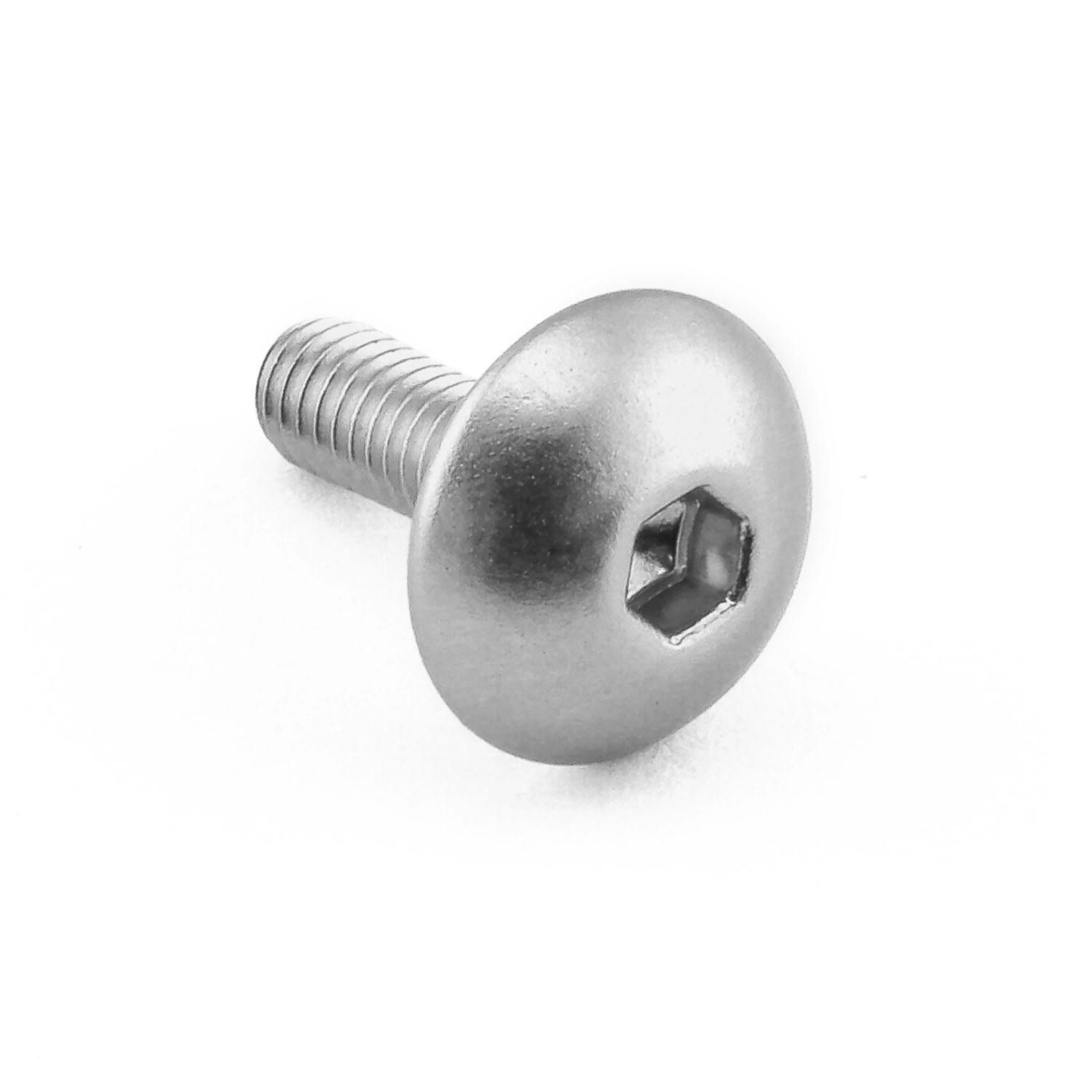 Pro-Bolt プロボルト アルミニウム ドームヘッドボルト M4x(0.70mm)x12mm (12mm ヘッド外径) (LFB412XL ...