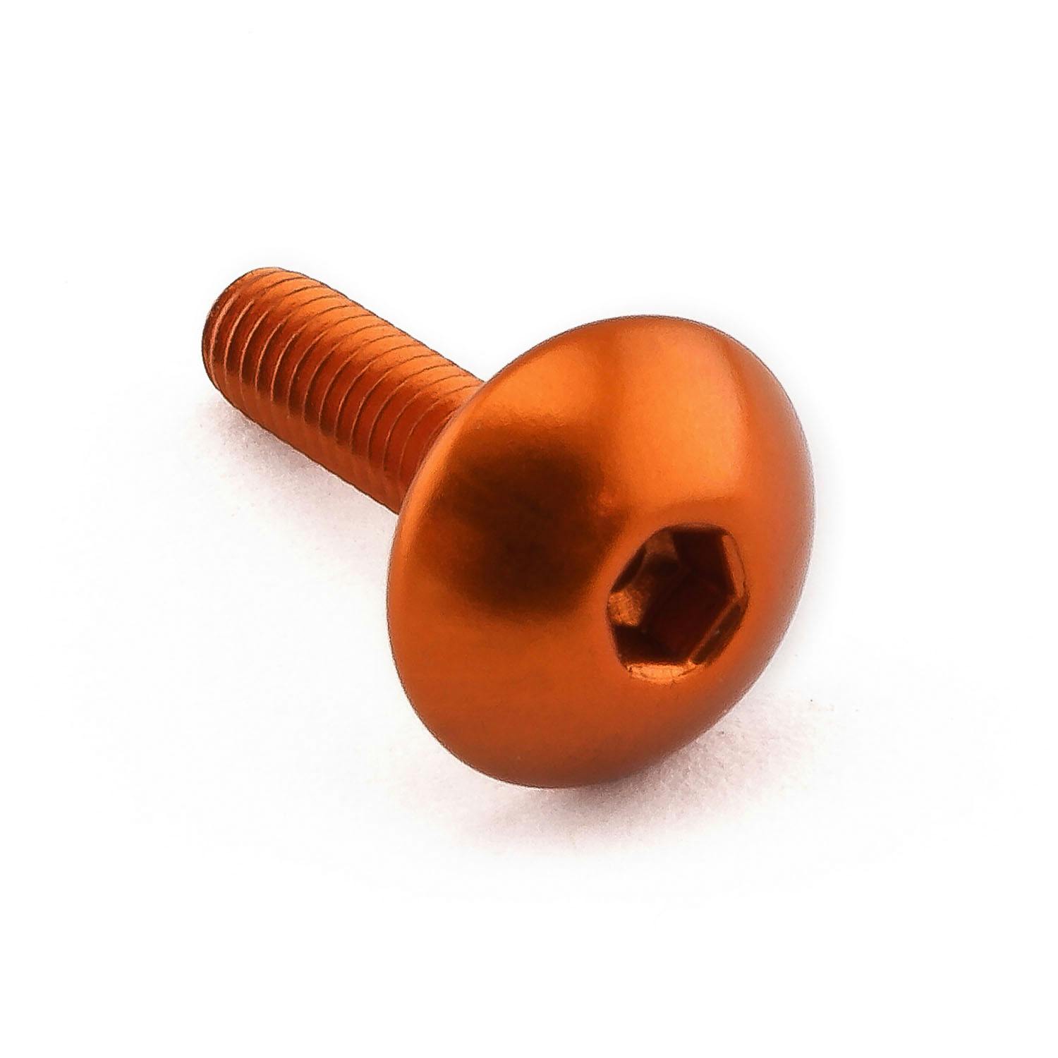 Pro-Bolt プロボルト アルミニウム ドームヘッドボルト M4x(0.70mm)x15mm (12mm ヘッド外径) (LFB415XL ...