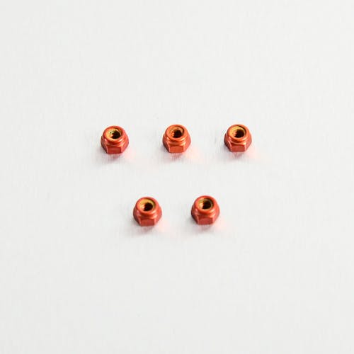 Pro-Bolt プロボルト アルミニウム ナイロンロック ナットs M4x(0.70mm) 5個入りパック (NYN4-5) NYN4-5O ...