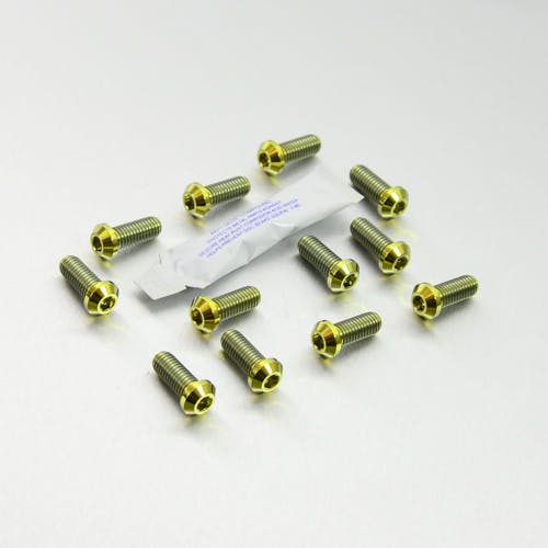 Pro-Bolt プロボルト Titanium Disc Bolts M8x20mm Pack x12 (TI12DISCDUC10 ...