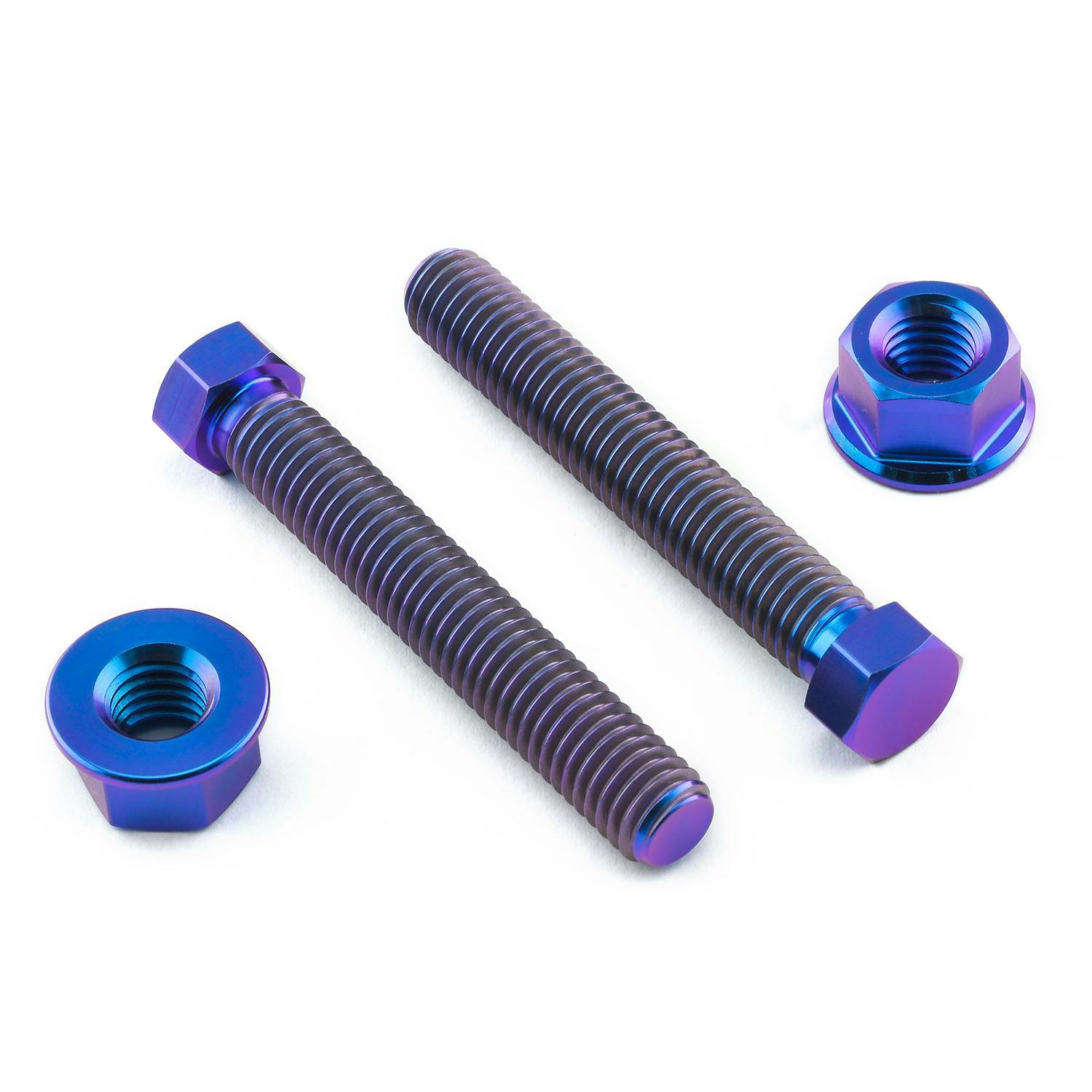 Pro-Bolt プロボルト Titanium Axle Adjuster Bolt ＆ Nut Set M8x(1.25mm)x50mm ...