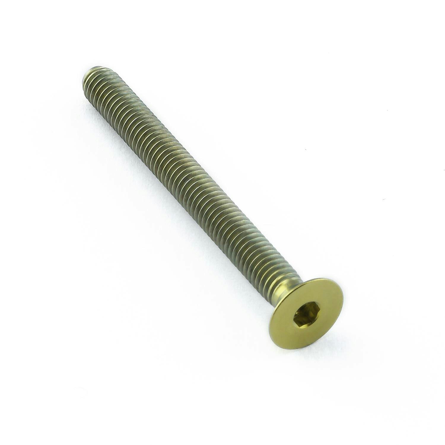 Pro-Bolt プロボルト チタン 皿ボルト M4x(0.70mm)x40mm 全ねじ (TICSFT440) TICSFT440G ...