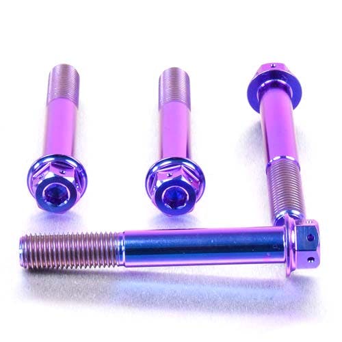 Pro-Bolt プロボルト Titanium Front Brake Radial Caliper Mount Bolt Kit M10x ...