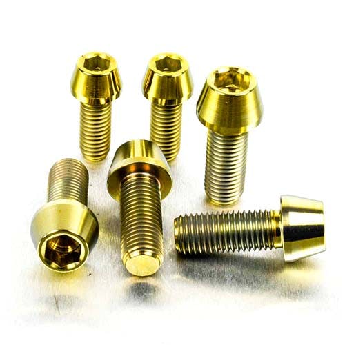 Pro-Bolt プロボルト Titanium Front ＆ Rear Caliper Mount Bolts (TIFRBMON10 ...