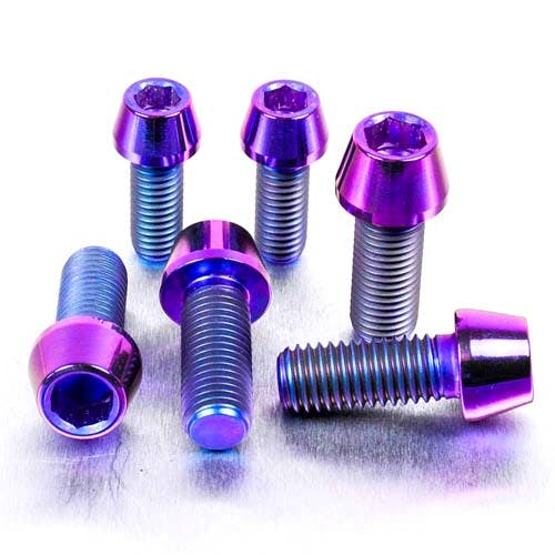 Pro-Bolt プロボルト Titanium Front ＆ Rear Caliper Mount Bolts (TIFRBMON10 ...