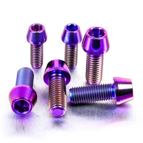 Pro-Bolt プロボルト Titanium Front ＆ Rear Caliper Mount Bolts (TIFRBMON20 ...