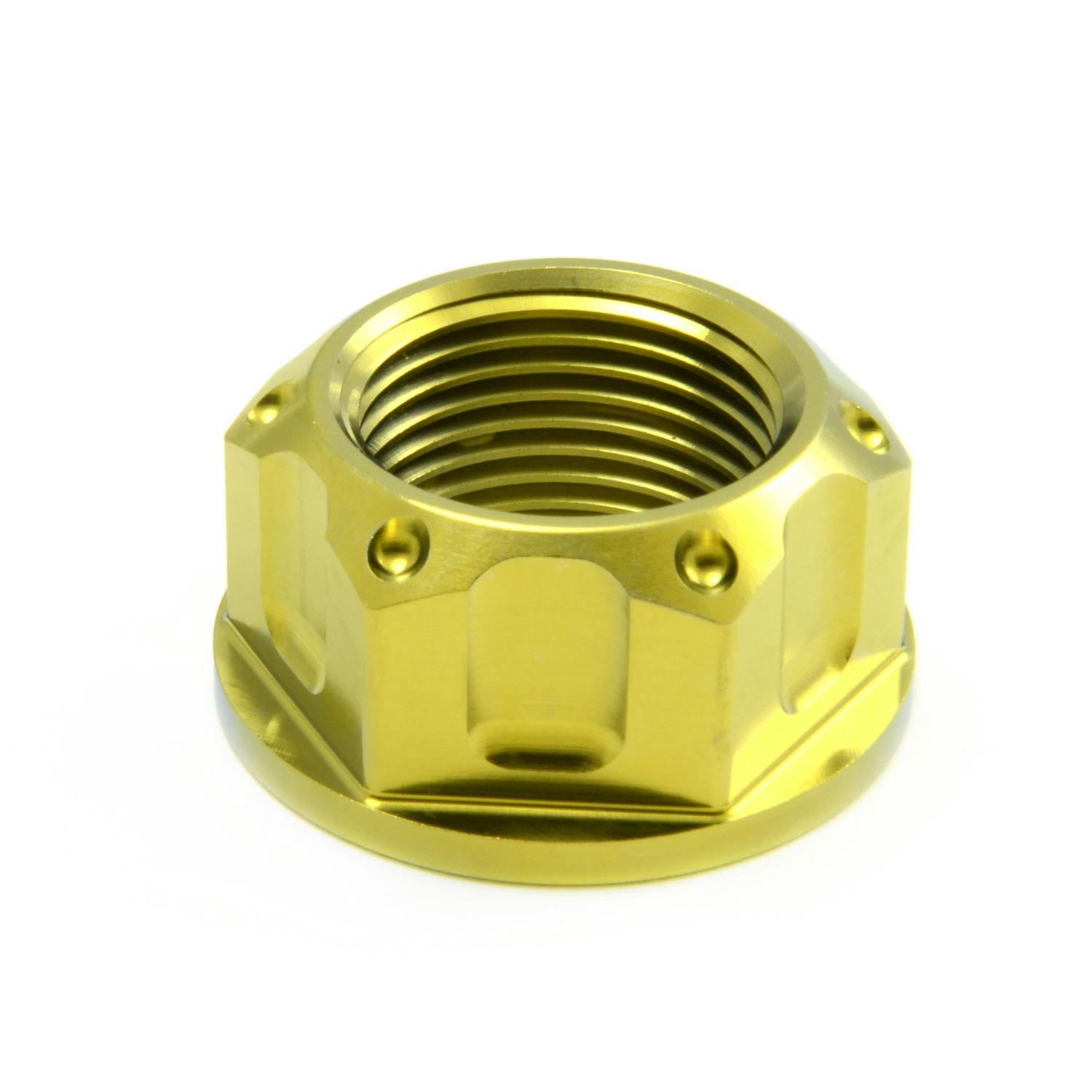 Pro-Bolt プロボルト Titanium Flanged Axle Nut M20x(1.50mm) Front Wheel ...