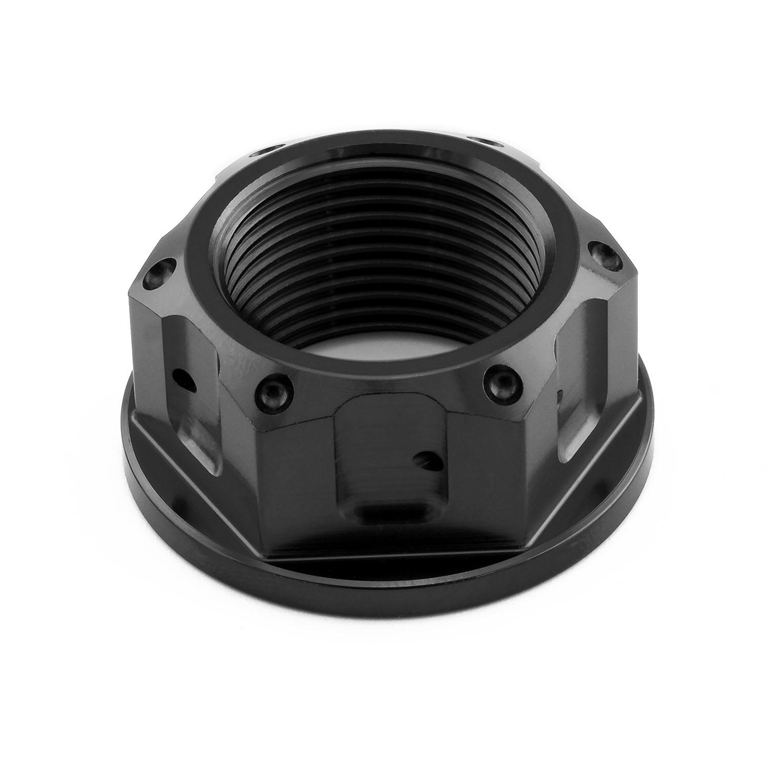Pro-Bolt プロボルト Titanium Flanged Axle Nut M24x(1.50mm) Drilled Rear ...