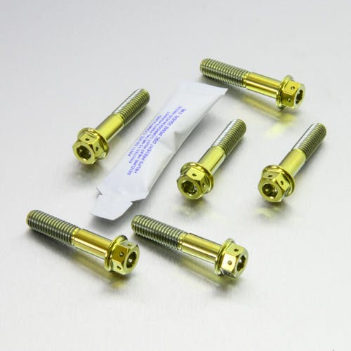 Pro-Bolt プロボルト Titanium Top ＆ Bottom Clamp Yoke Pinch Kit DualDrive ...