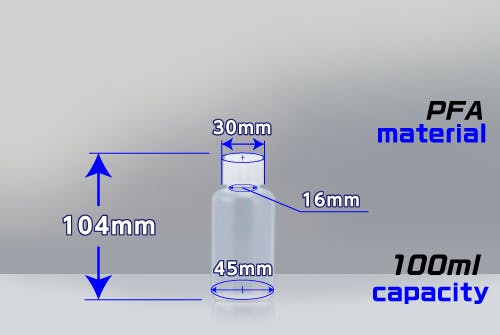 コクゴ PFAボトル 細口 100ml 101-20601 (CDC)【ネット注文限定・別送品】 | 作業工具・作業用品・作業収納 | ホームセンター通販【カインズ】