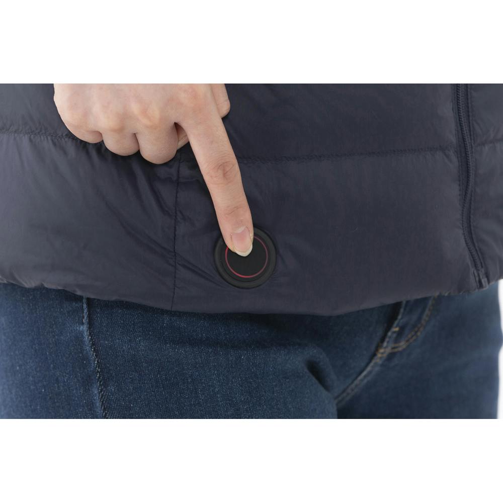 アイリスオーヤマ ヒートウェアウィメンズインナーベスト M ネイビー